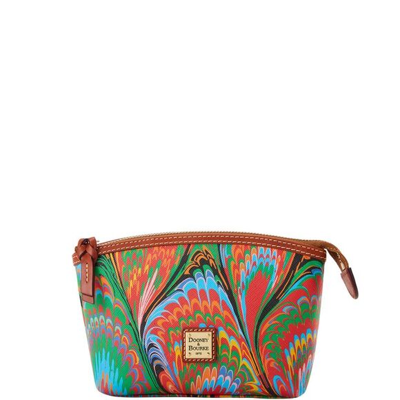 Dooney & Bourke | Bags | Dooney Bourke Plumes Cosmetic Case Red | Poshmark